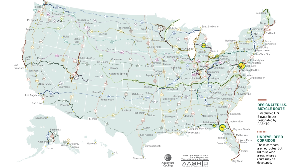 USBRS Adds New Route on Eastern Seaboard and 150 miles! - Adventure ...