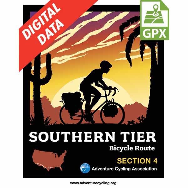 Southern Tier Map Set GPX Data - Adventure Cycling Association