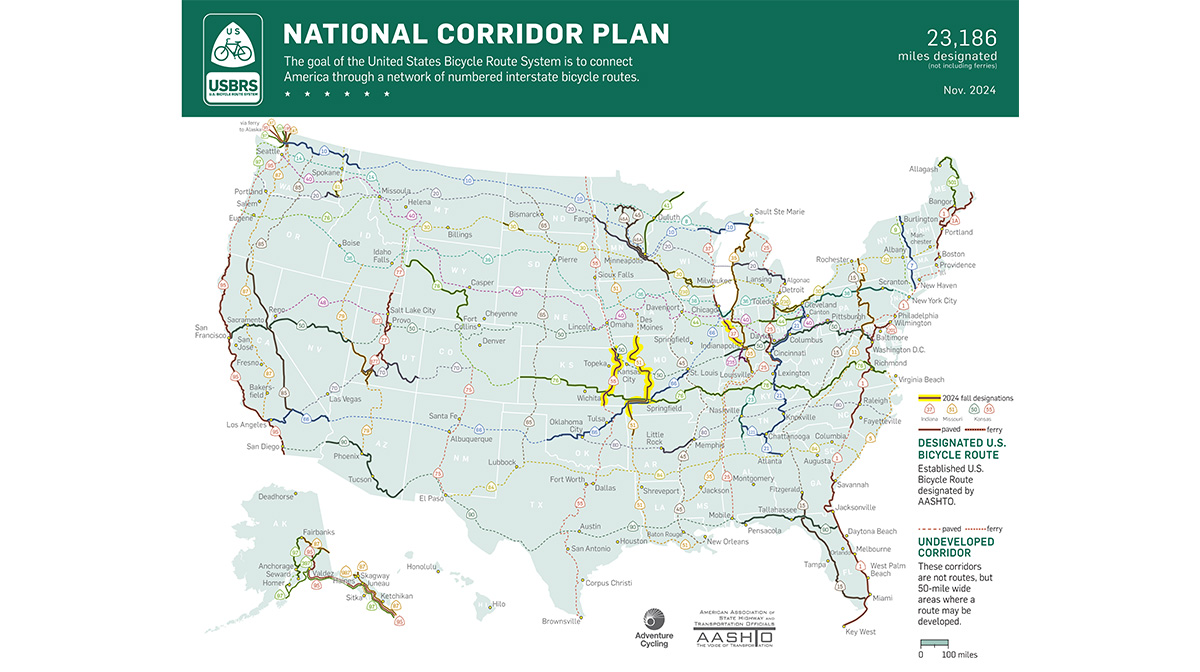 New USBRS Announcements for Fall 2024 - Adventure Cycling Association